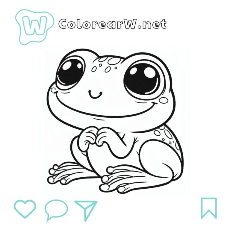 20 sapos para colorir - desenhos para colorir para crianças