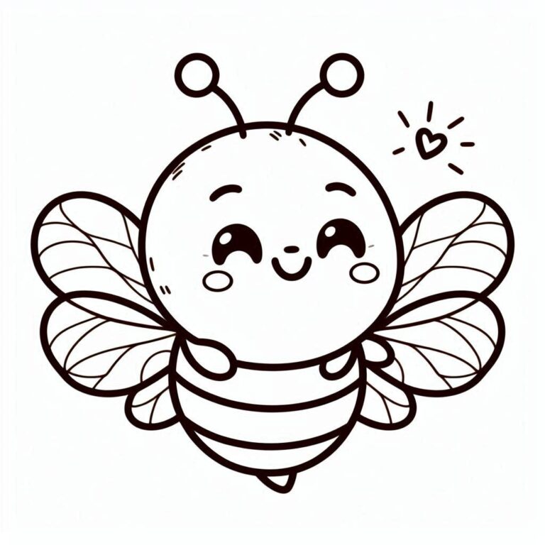 20 Api da colorare - Immagini da colorare gratuite