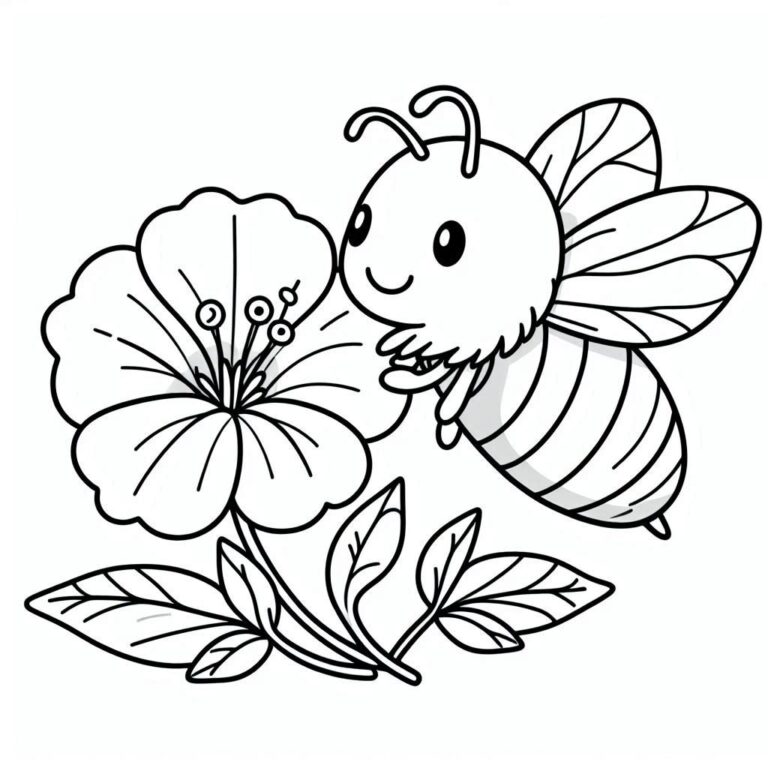 20 Api da colorare - Immagini da colorare gratuite