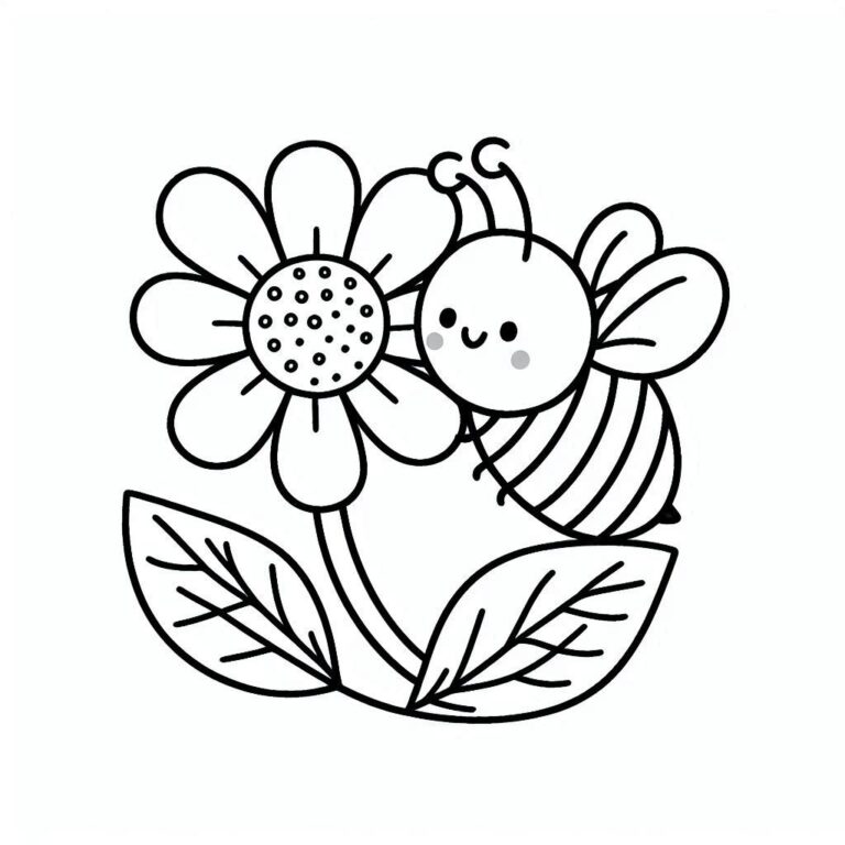 20 Api da colorare - Immagini da colorare gratuite