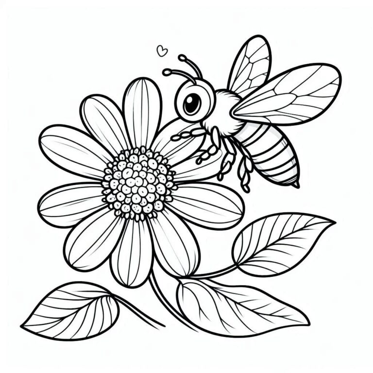 20 Api da colorare - Immagini da colorare gratuite