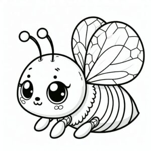 20 Api da colorare - Immagini da colorare gratuite