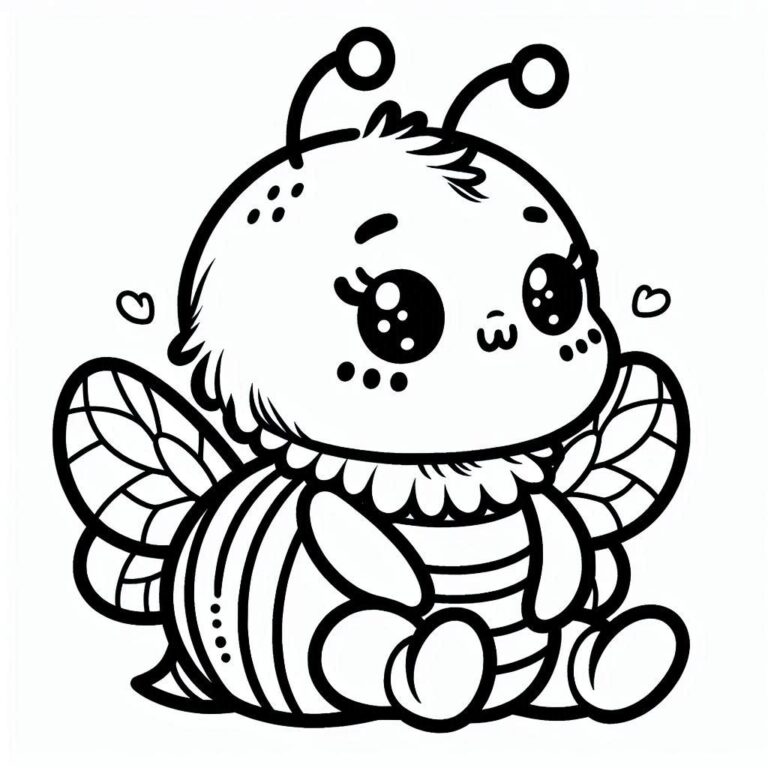 20 Api da colorare - Immagini da colorare gratuite