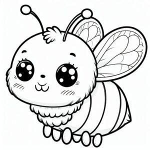 20 Abeja Para Colorear - Imágenes Para Colorear Gratis