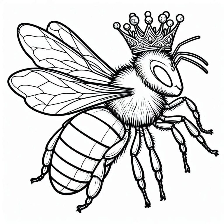 20 Api da colorare - Immagini da colorare gratuite