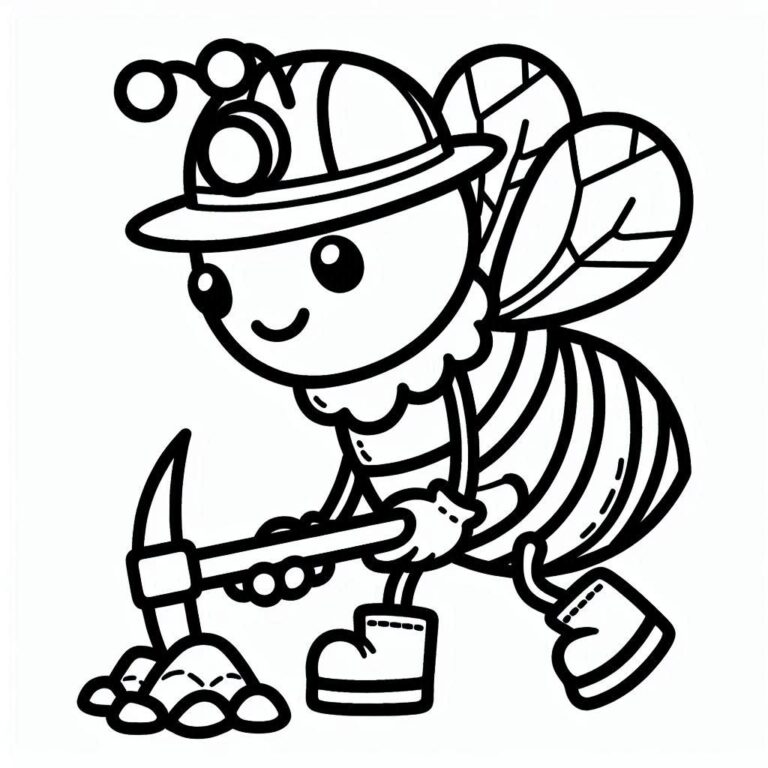 20 Api da colorare - Immagini da colorare gratuite