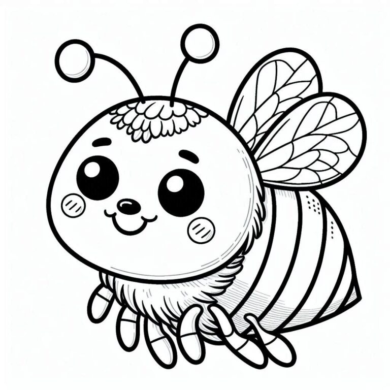 20 Api da colorare - Immagini da colorare gratuite