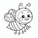 20 Api da colorare - Immagini da colorare gratuite