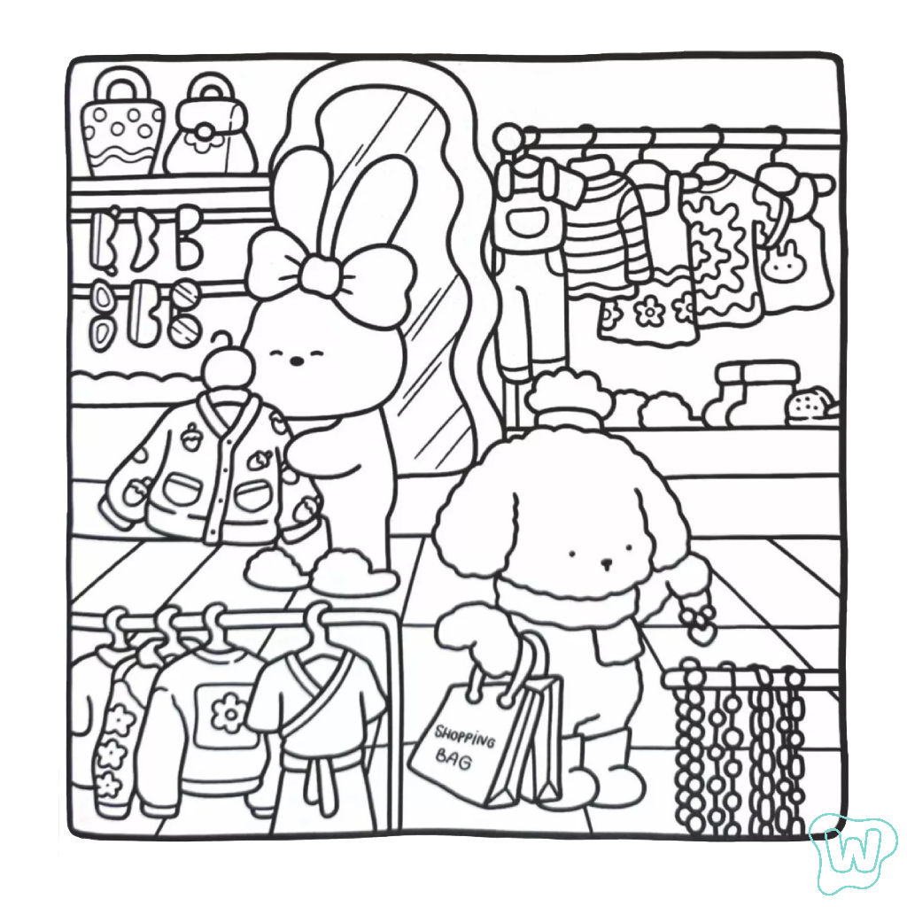 26 Cozy Friends Kleurplaat Afdrukken Gratis PDF 26 Cozy Friends Kleurplaat Afdrukken Gratis PDF