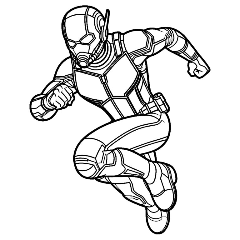 38 Ant-Man Coloring Pages - Free Printable PDF
