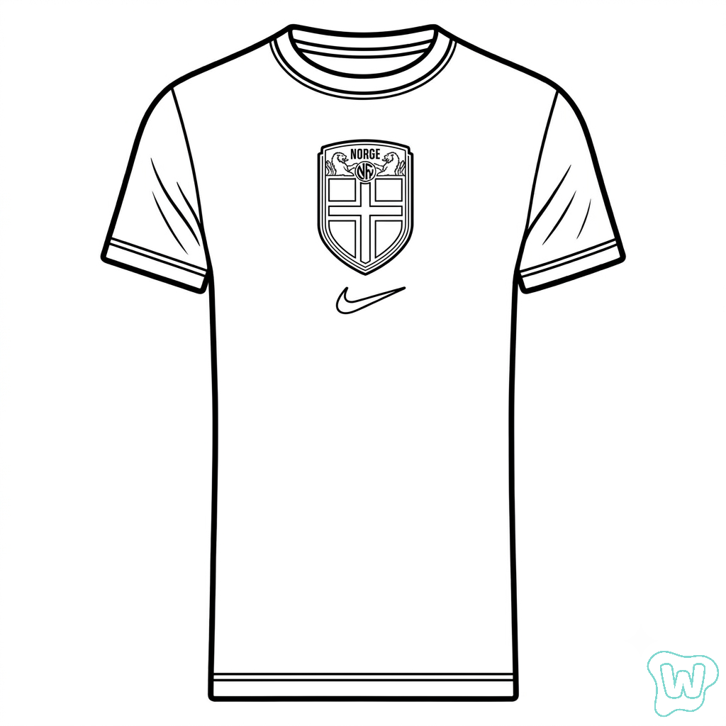 15 Norway's 2026 World Cup Coloring Pages