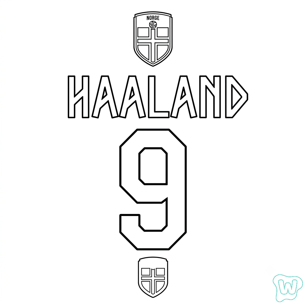 15 Norway's 2026 World Cup Coloring Pages