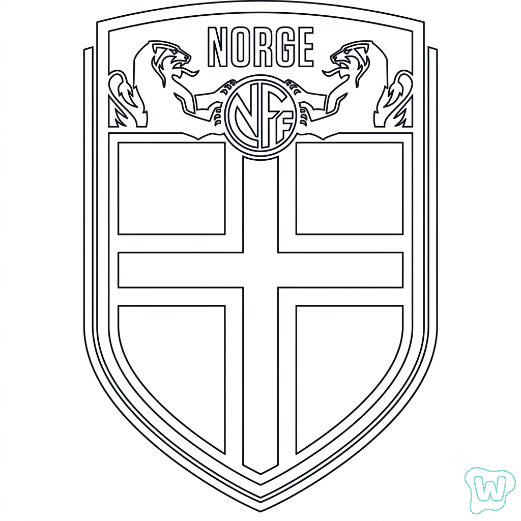 15 Norway's 2026 World Cup Coloring Pages
